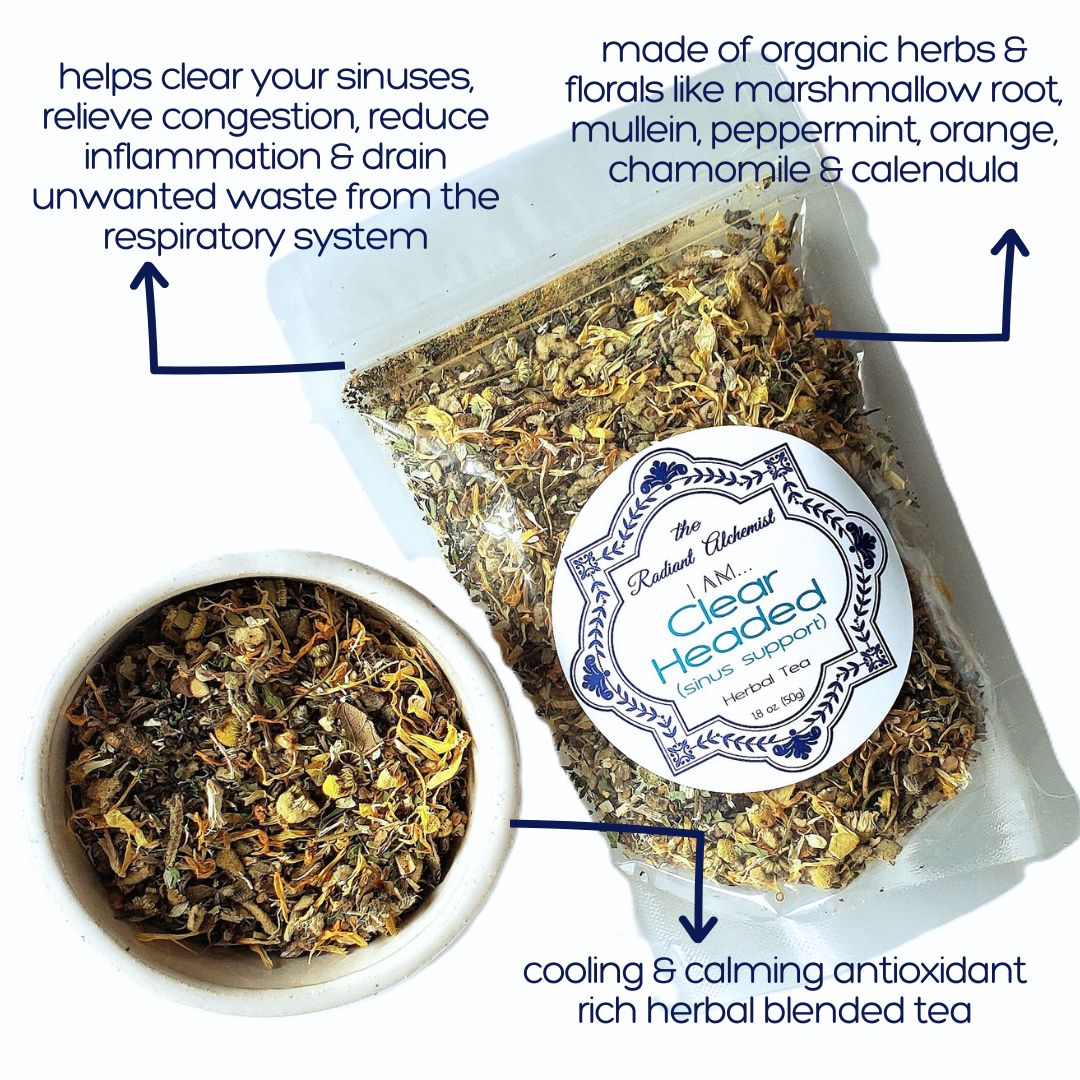 Clear Headed (Sinus Support) Herbal Tea – The Radiant Alchemist LLC
