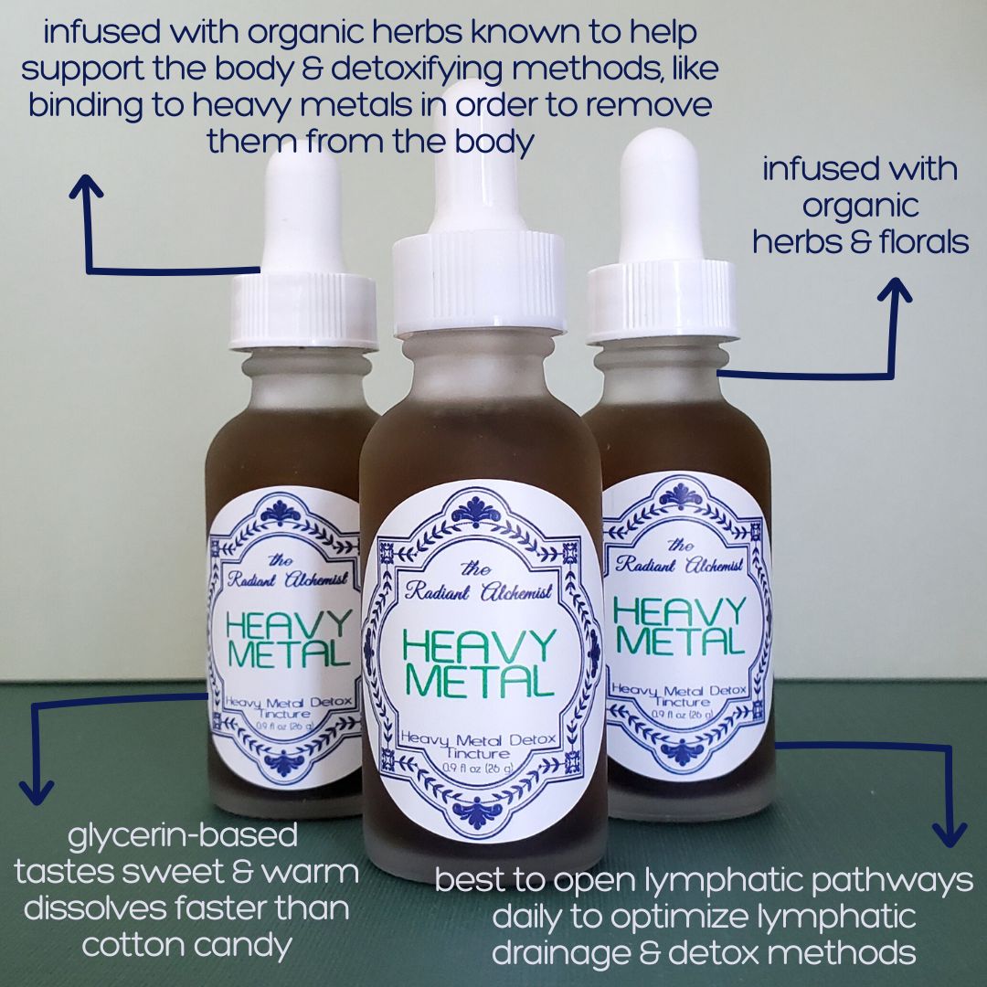 Heavy Metal Detox Herbal Tincture – The Radiant Alchemist LLC