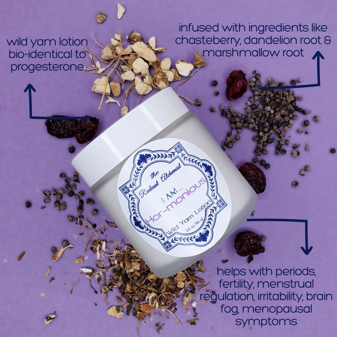 Hor-monious Wild Yam Lotion – The Radiant Alchemist LLC